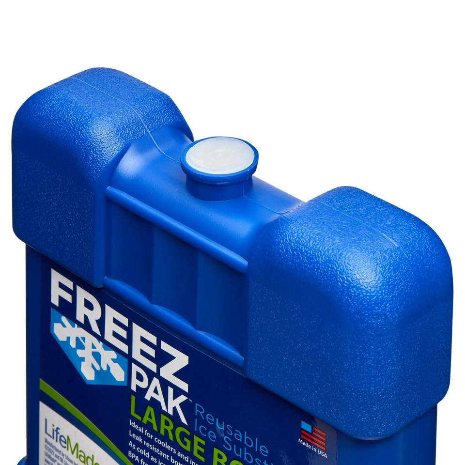 (2 Pack) Lifoam Freez Pak Large Reusable Ice Pack with Hard Shell, Blue ...