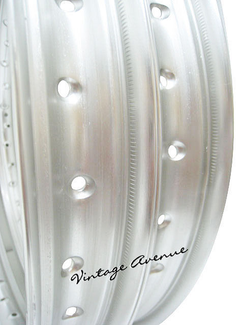 1973-1978 Honda XR75 Aluminium Silver Front + Rear Wheel Rim