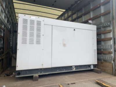 GENERAC 35 KW 120/240 V 1 PHASE GENERATOR W/2 - 200 AMP TRANSFER ...