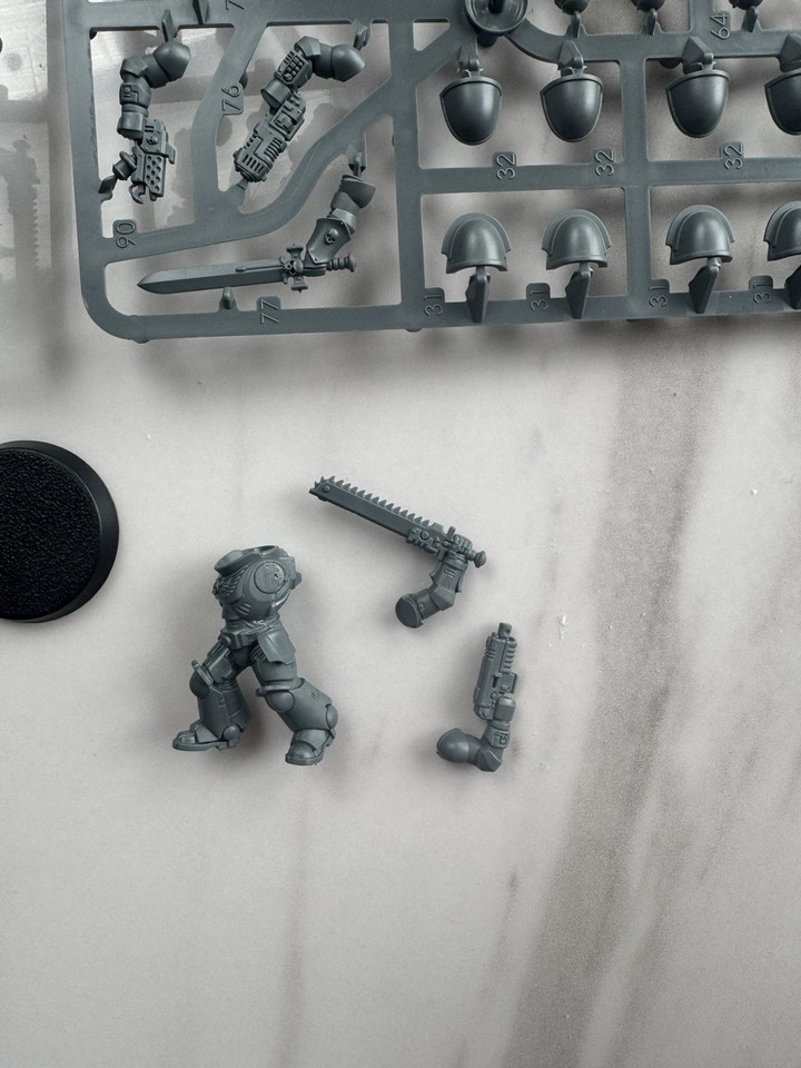 Assault Intercessors (x5) Space Marines New On Sprue With Bases ...