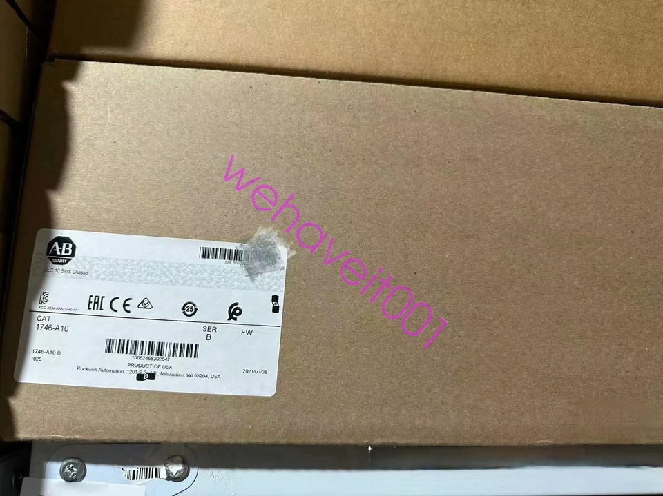 NEW 1746-A10 Series B SLC-500 PLC Chassis/Rack 10 Slot Complete Fast ...