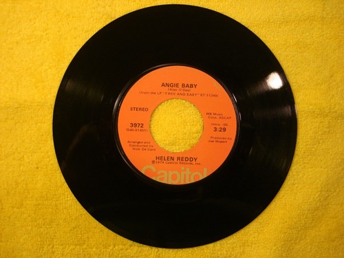 1974 HELEN REDDY "ANGIE BABY" 45 7" | eBay