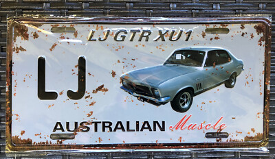 LJ GTR XU1 Holden Licence Plate 31cm Collectors/Man Cave | eBay Australia