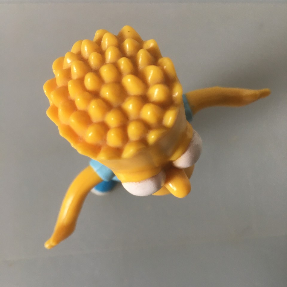 Vtg The Simpson's BART SIMPSON 4.5" Bendy Bendable Rubber Figure Toy ...