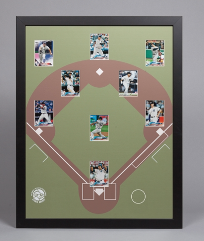 Baseball Display Board: Trading Card Sports Field Frame 22x28 | eBay
