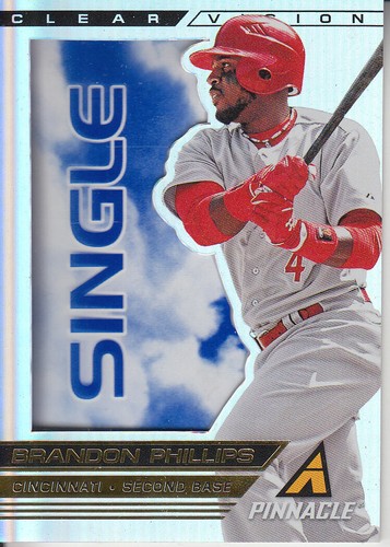 2013 Pinnacle Clear Vision Hitting Single Baseball Card #52 Brandon ...