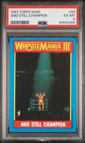1987 TOPPS WWF 56 AND STILL CHAMPION PSA 6 | eBay