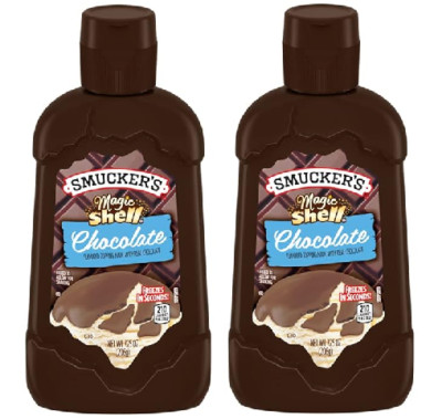Smucker's Magic Shell Chocolate Dessert Topping (2 Pack) 7.25 oz ...