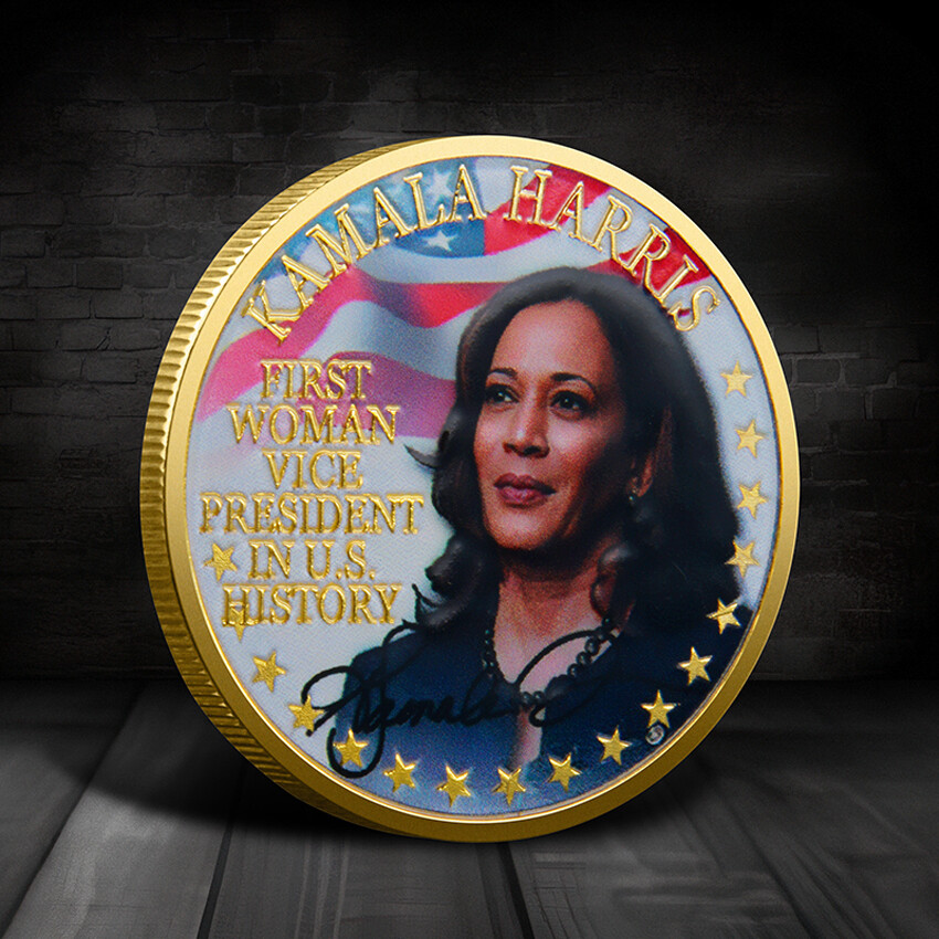 Commemorative Gift Challenge Coin 2024 US 49th Vice President Kamala ...