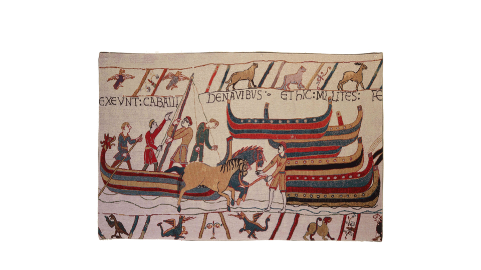 Signare Wall Hanging Bayeux Tapestry Ship | eBay
