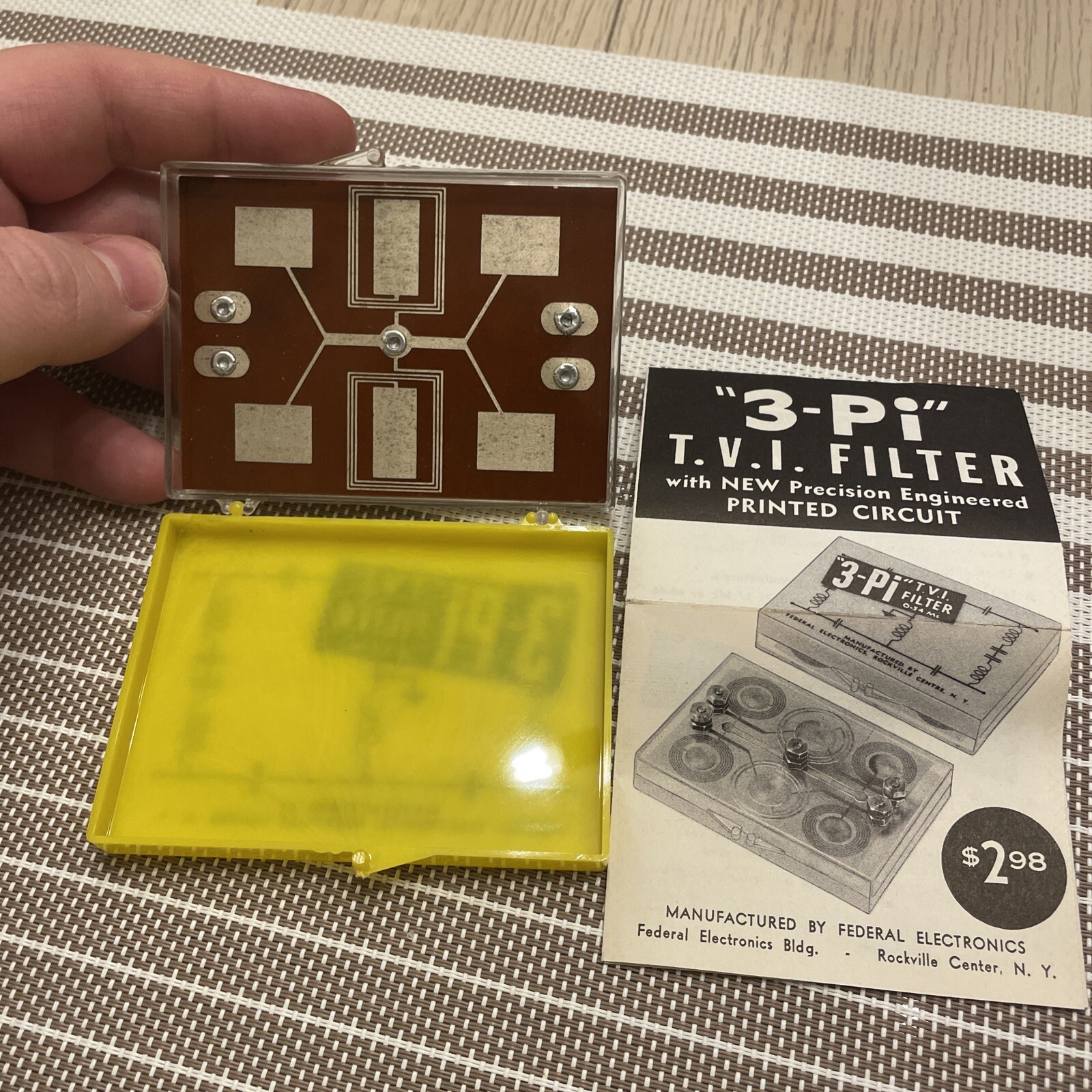 VINTAGE 3-PI TVI FILTER FEDERAL ELECTRONICS | eBay