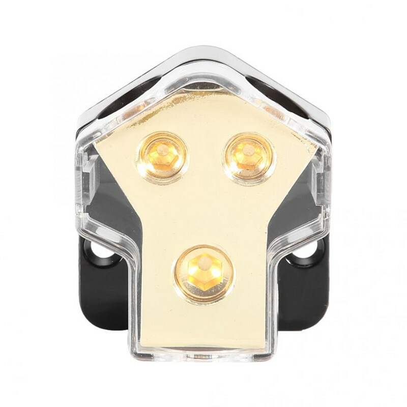 2 Way Power Distribution Block Power/Ground Splitter 0/4gauge AWG for ...