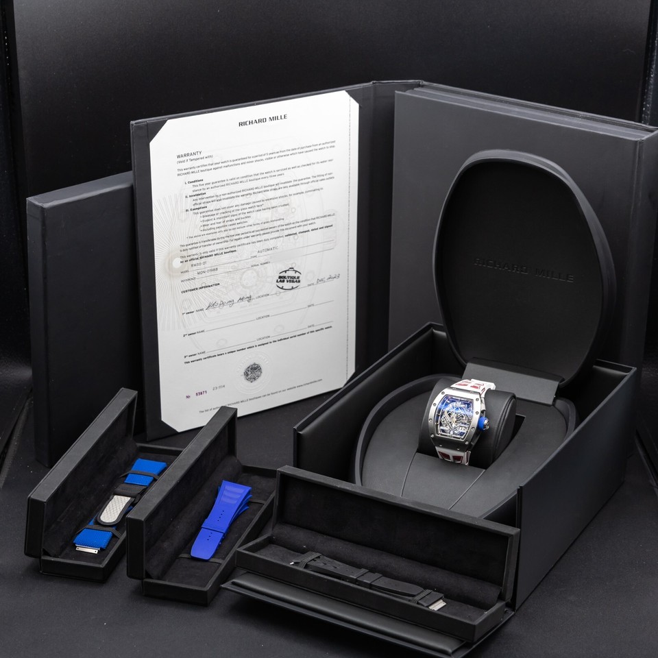 RICHARD MILLE RM30-01 Automatic Declutchable Rotor Titanium Skeleton ...