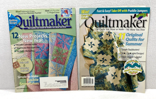 2 Quiltmaker Magazines January/February & July/August 2010 Quilt ...
