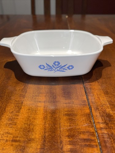 Corning Ware Blue Cornflower Small Casserole 1-3/4 Cup P-41-B Petite ...