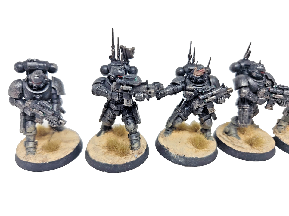 Warhammer 40k Space Marines Infiltrators Iron Hands Well Painted Games ...