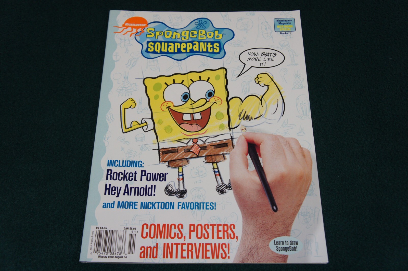 NICKELODEON MAGAZINE - #1 - NICKTOONS SPECIAL - Spongebob Squarepant | eBay