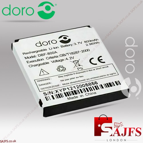 Genuine Doro DBF-800A Battery For Phoneasy 520 606 607 608 613 621 622 ...
