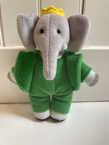 vintage gund babar characters 1988 plush Elephant Stuffed Animal | eBay