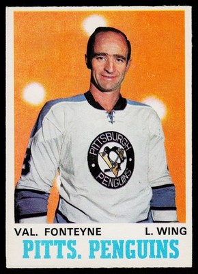 1970-71 OPC O-Pee-Chee Set Break EX Val Fonteyne Pittsburgh Penguins ...
