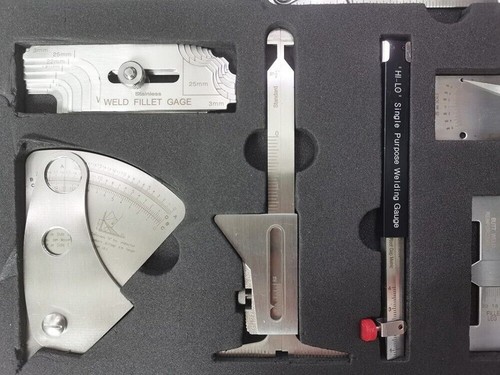 Welding Gauge Tool Inspection Kit Welding Inspection Ruler Set 16 ...