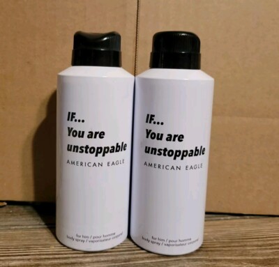 AMERICAN EAGLE IF YOU ARE UNSTOPPABLE BODY SPRAY 4.5 OZ Lot Of 2 | eBay