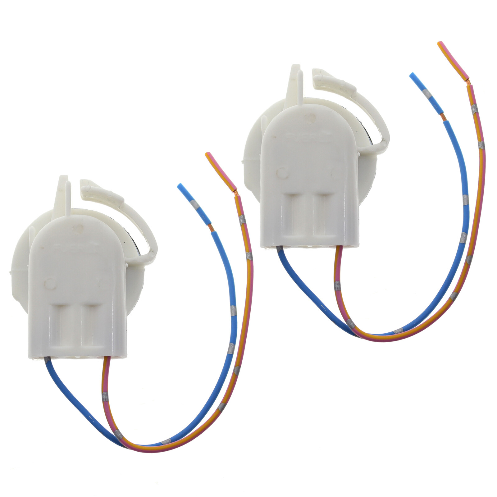 2x Socket 2 Wire Harness for 4156, 3156 Bulb Tail Side Running Light ...