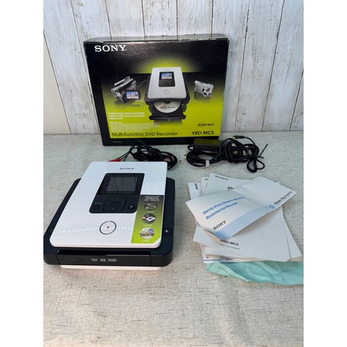 Sony DVD Recorder VRD-MC5 DVDirect Multi-Function VHS to DVD Converter ...