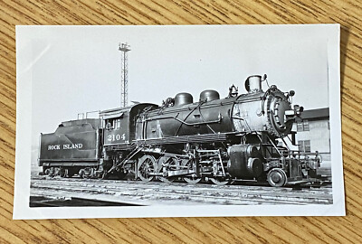 Rock Island Railroad Locomotive Steam Locomotive 2104 Vintage Photo | eBay