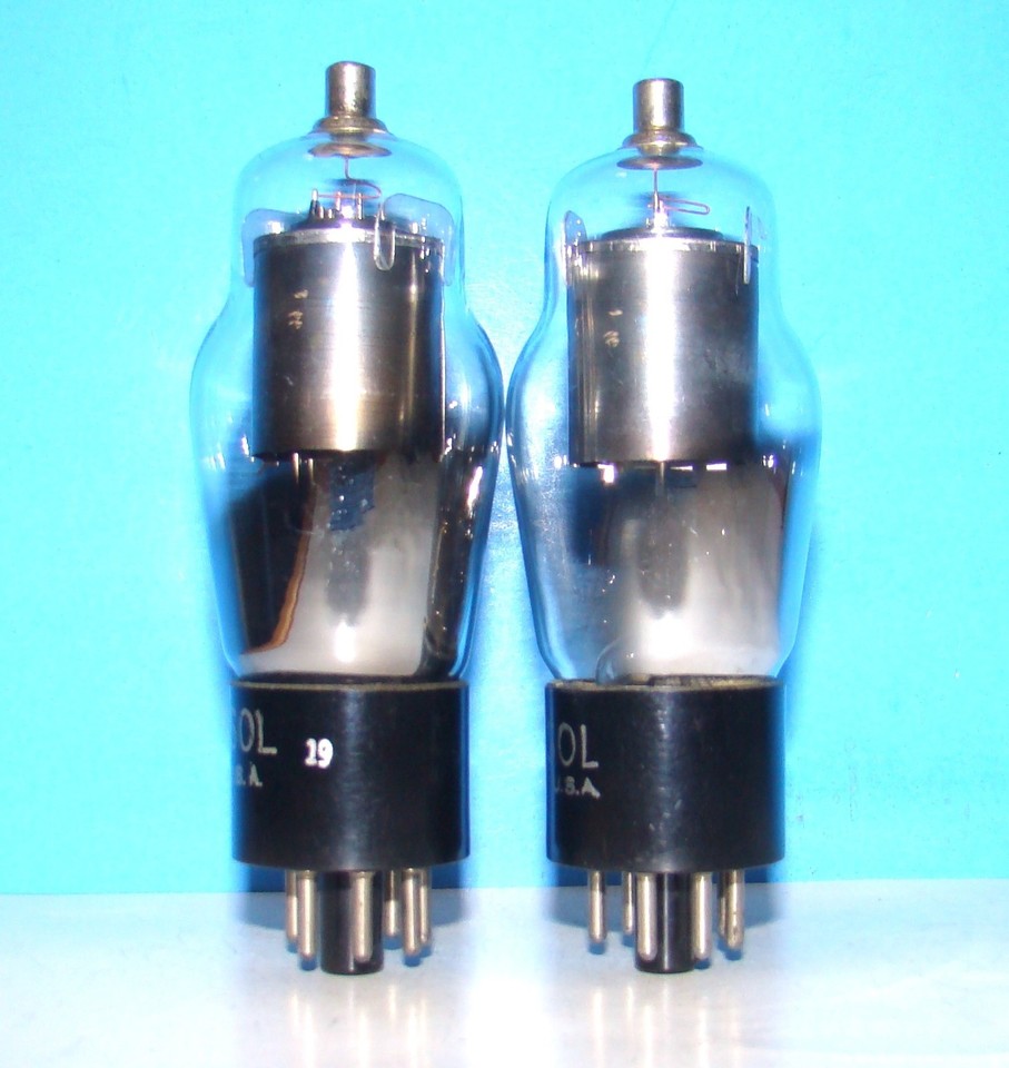 Type 6K7G Tung-Sol radio audio amplifier vacuum 2 tubes valves tested ...