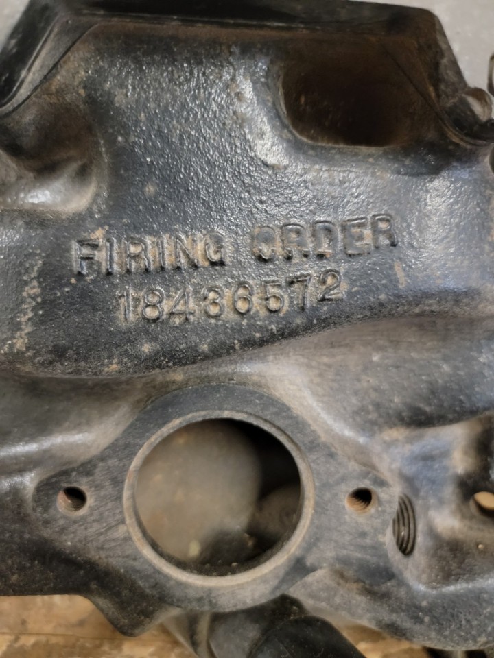 CHEVY 265 4BBL INTAKE MANIFOLD 3837109 BELAIR NOMAD CORVETTE w/ Holley ...