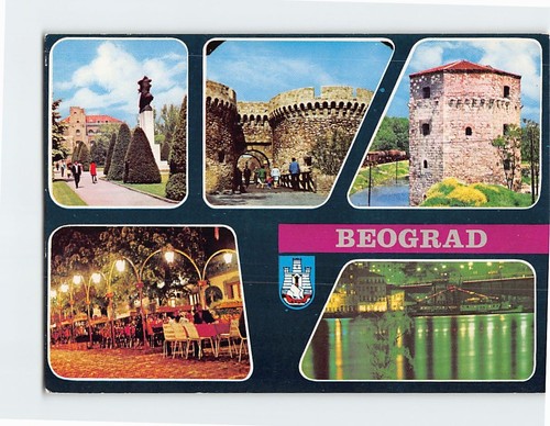 Postcard Famous Places At Belgrade Serbia | eBay
