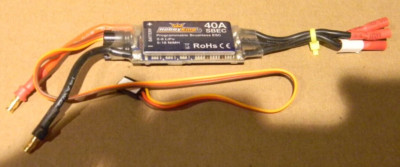 Hobbyking 40A SBEC Programmable Brushless 2-6S LiPo ESC SPEED CONTROLER ...