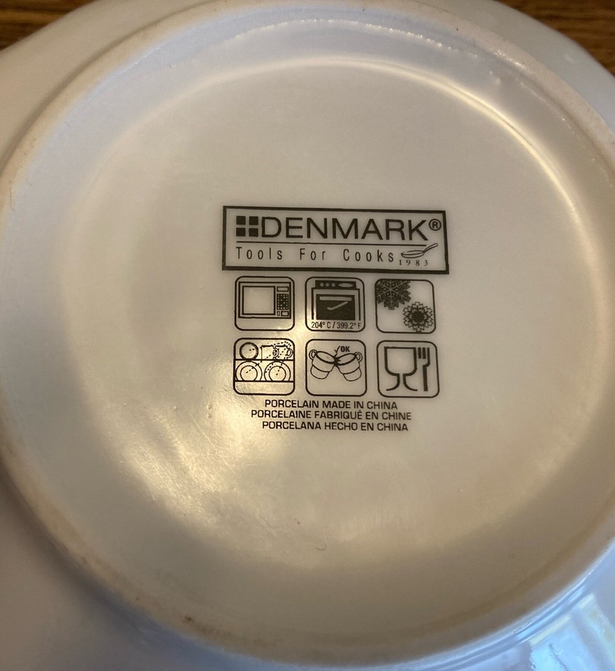 1 Denmark Tools For Cooks Vitrified Porcelain 7” Soup Cereal Bowl ...
