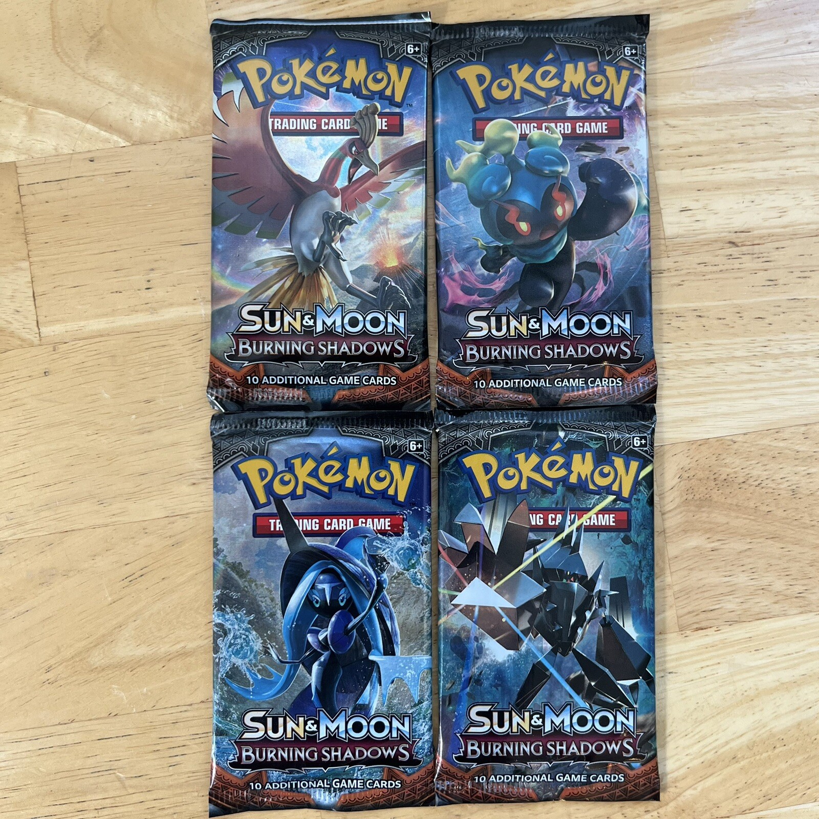 Pokémon Sun & Moon Trading Card Game: Burning Shadows Full Art Set ...