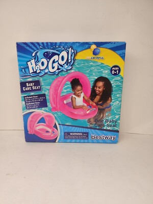 H20 Go! Baby Care Seat - Pink With Detachable Sun Shade | eBay