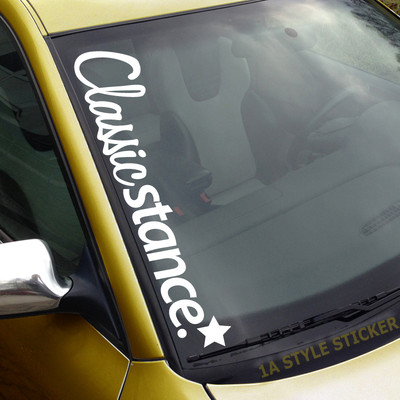 CLASSIC STANCE Aufkleber Frontscheibe Stanceworks Sticker Cambergang ...