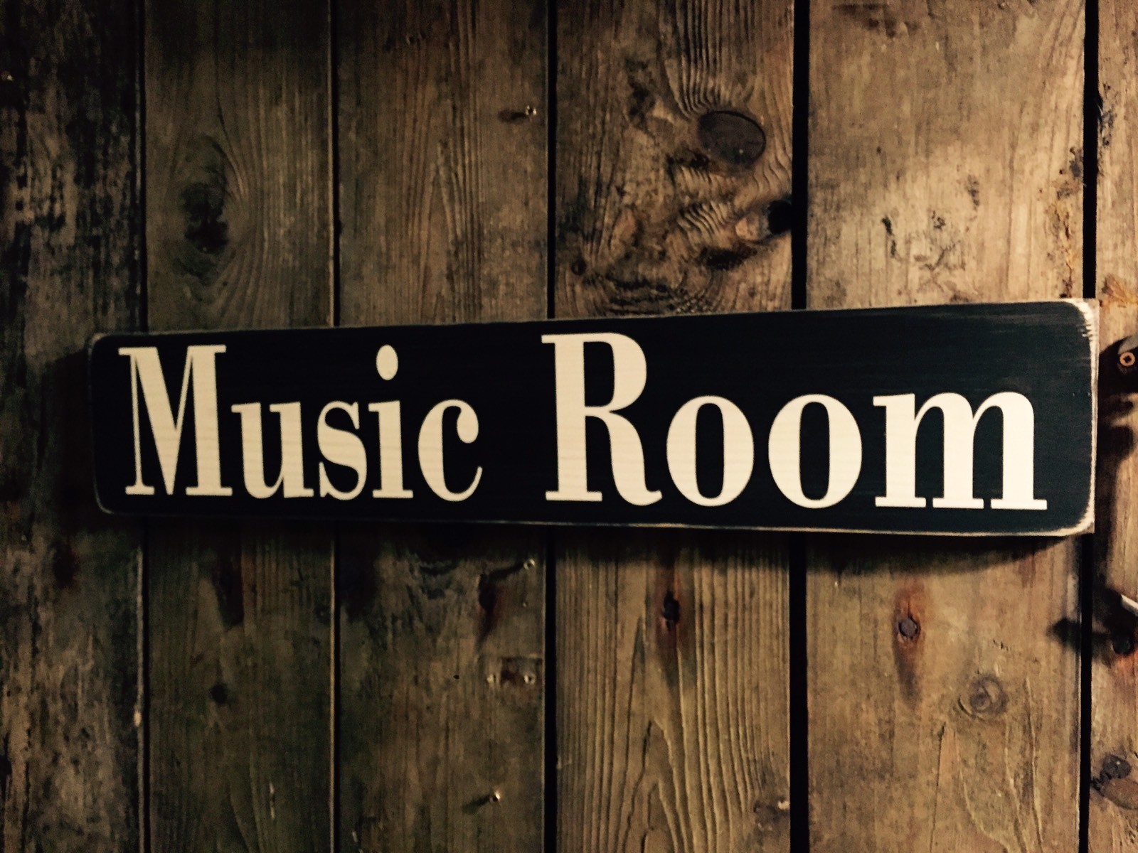 Music Room MUSIC ROOM Sign Wood Vintage Style Classical Piano Band Pop ...