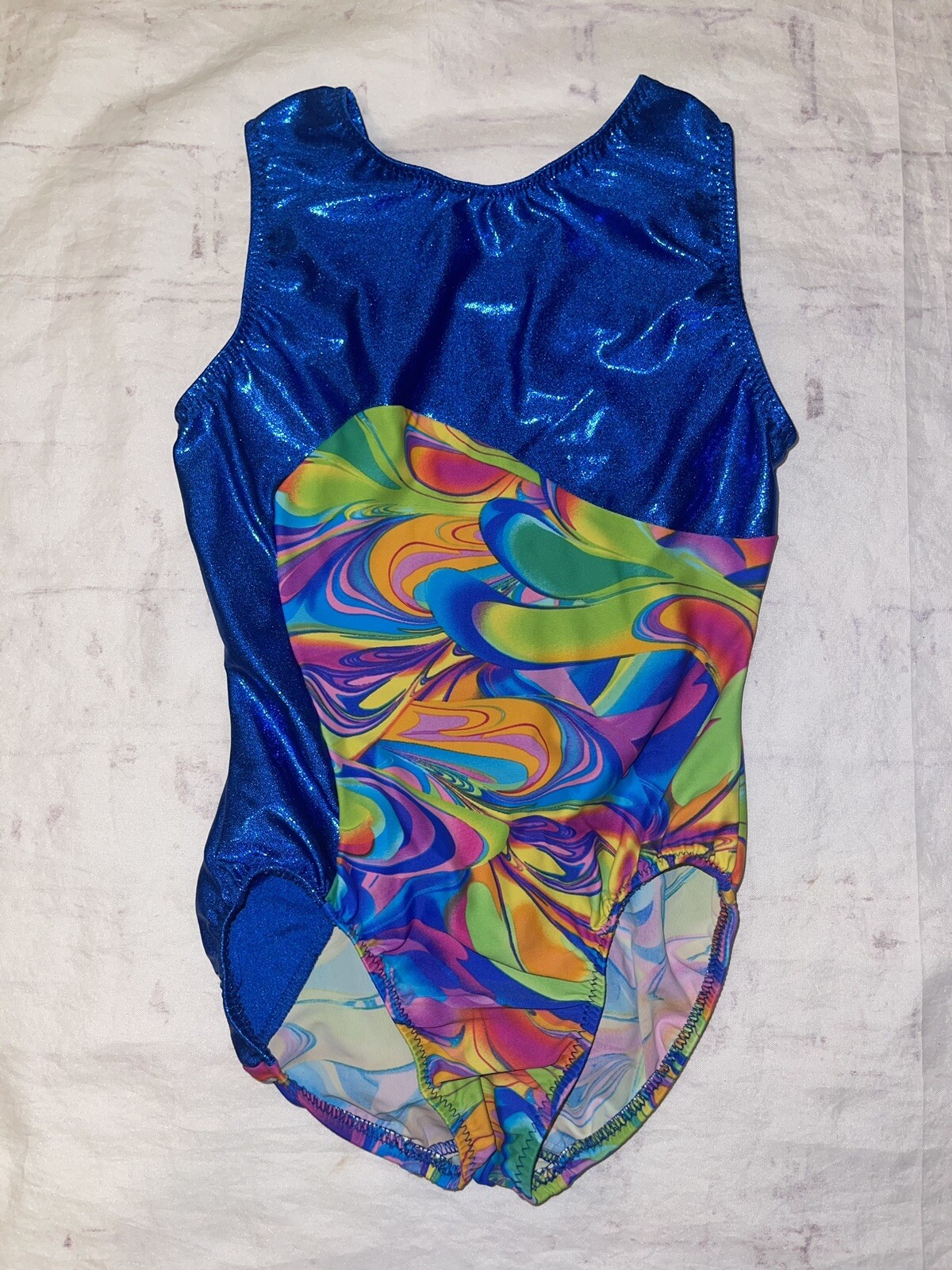 Girls Large Gymnastics Dance Leotard - Gem