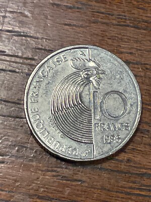 Coin France 10 Francs Robert Schuman 1986 (10-21/N1) | eBay Australia