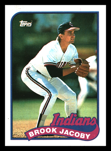 1989 Topps Brook Jacoby #739 NM-MINT Cleveland Indians | eBay
