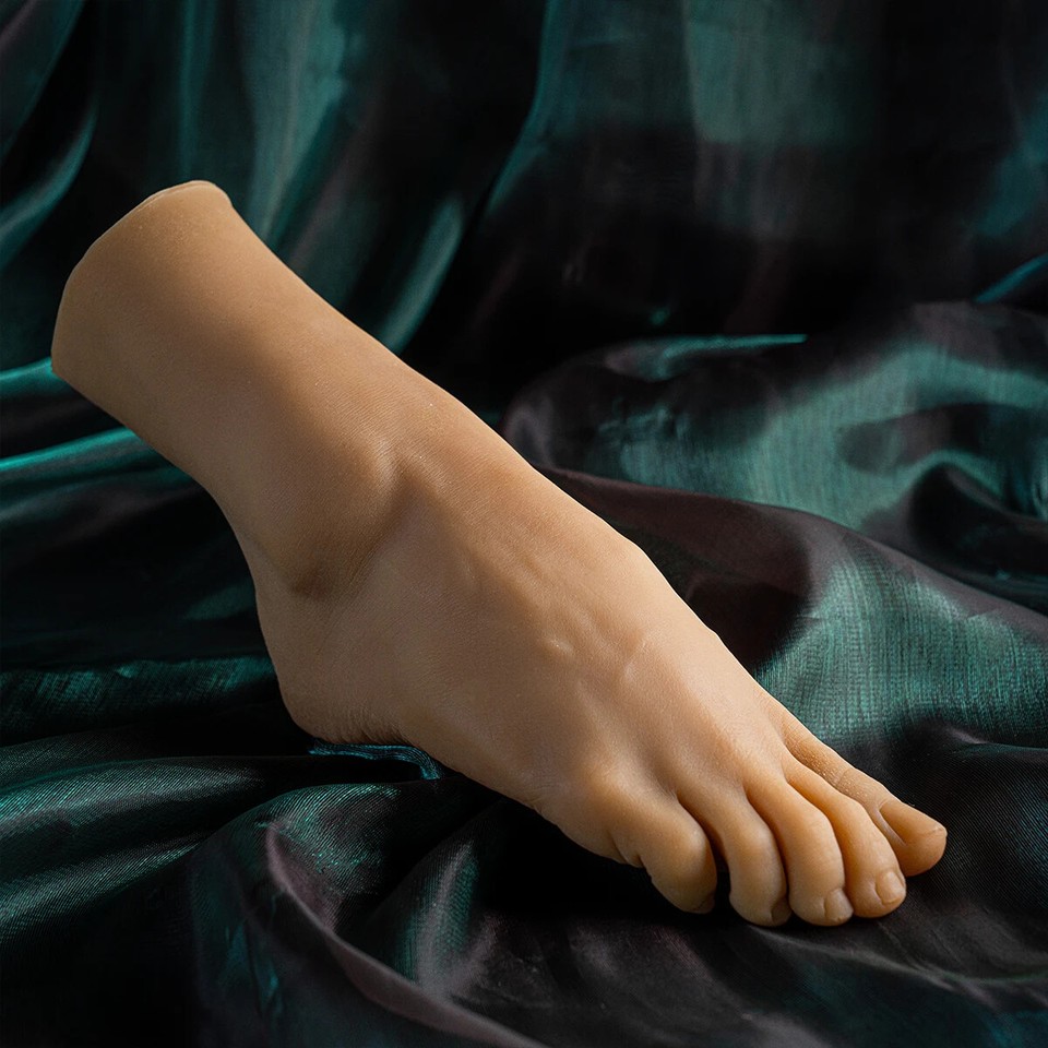 Silicone Feet Model Realistic Fake Foot Female Mannequin Display ...