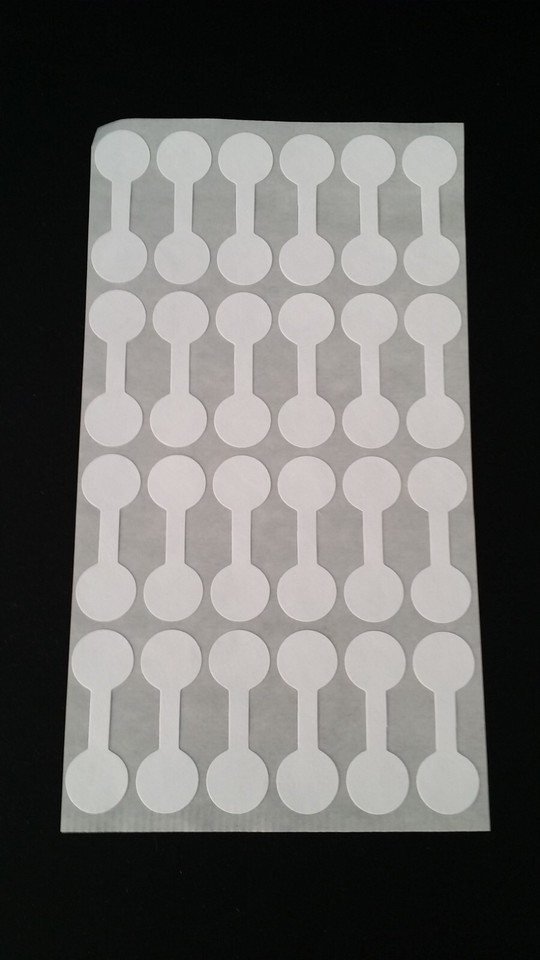 Tyvek Sticker Price Tags White Dumbel 1000pcs Jewelry Rings Watches ...