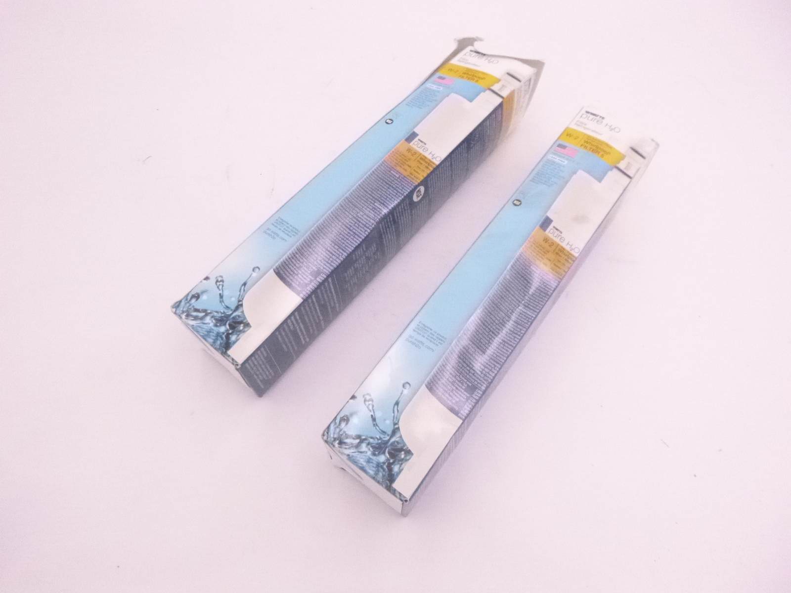 2 Pack Watts Pure H20 W-2 Refrigerator Water Filter | eBay