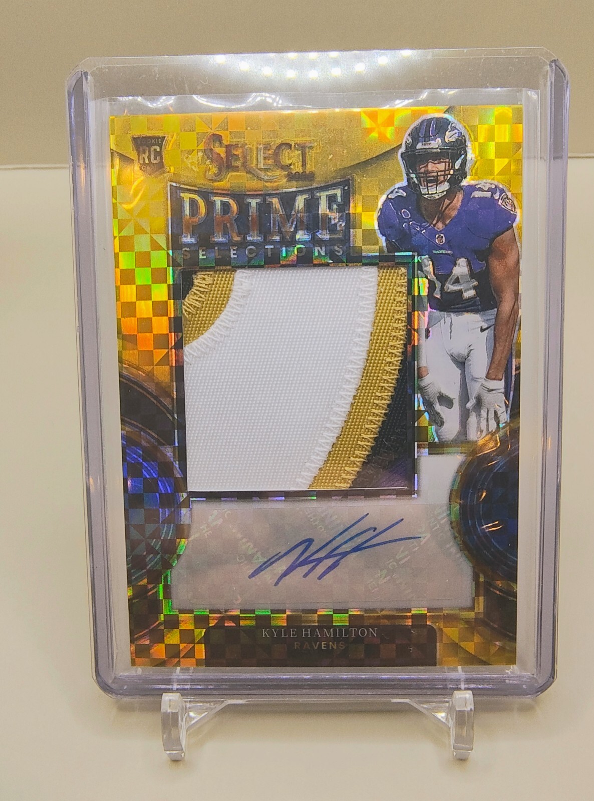 Kyle Hamilton 2022 Panini Instant Prime Signatures Patch RC Autograph ...