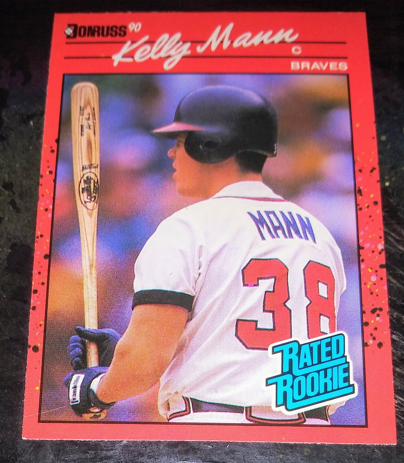 1990 Donruss - Rated Rookie Kelly Mann Rookie#46 - Many Sport & Non ...