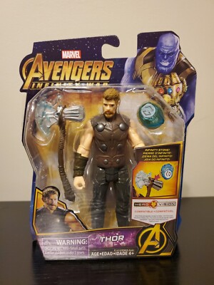 Marvel Avengers: Infinity War Thor with Infinity Stone Hasbro 2017 HERO ...