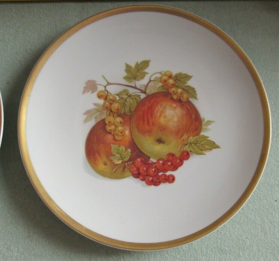 PMR Bavaria Jaeger Co Germany Golden Crown E&R 1886 Harvest Plate | eBay