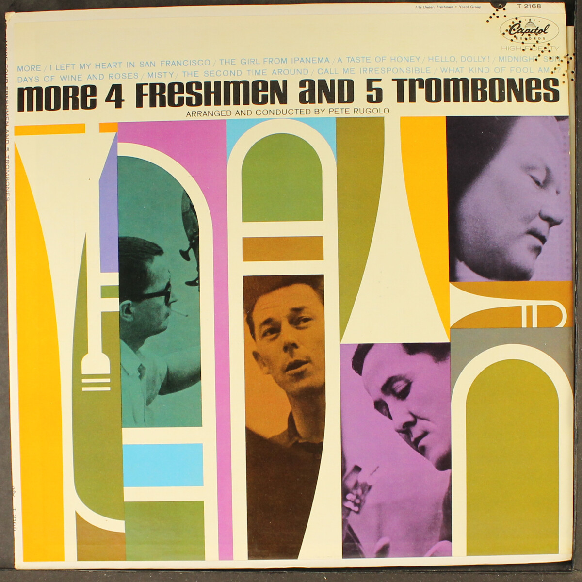 FOUR FRESHMAN: more 4 freshmen and 5 trombones CAPITOL 12" LP 33 RPM | eBay