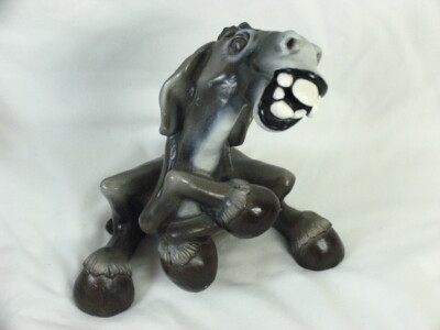 JOHN RAYA BEASTIES of the KINGDOM RARE DUNCAN LARGE DONKEY FIGURINE ...